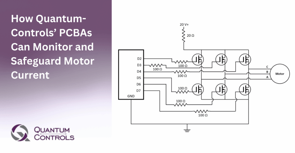 Back EMF Motor Control: Quantum Controls PCBA for Current Safeguarding